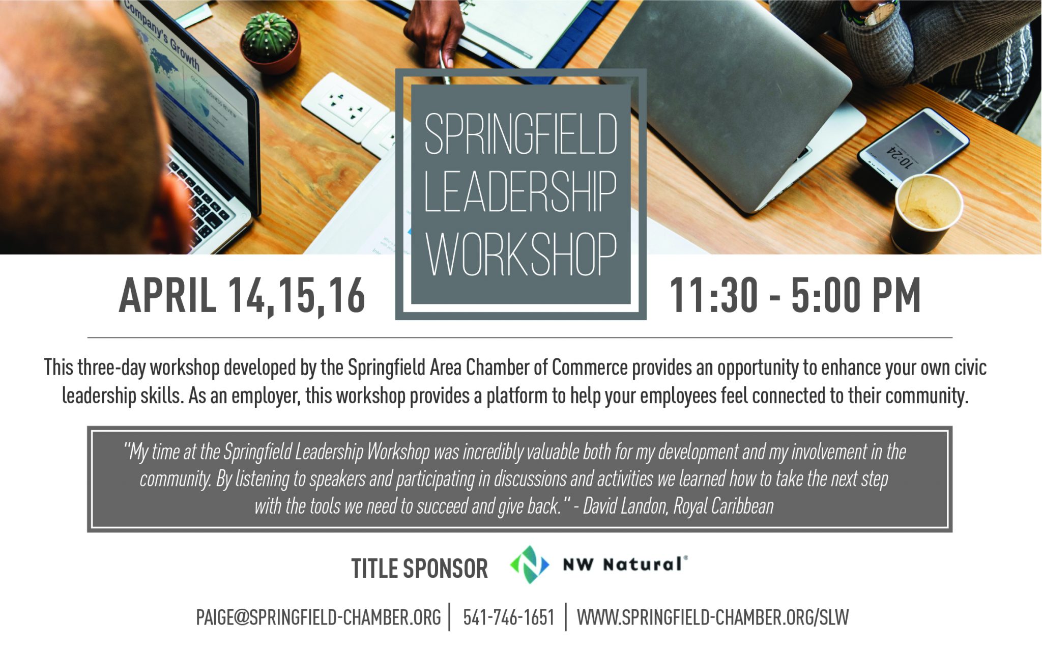 Springfield Leadership Workshop 2020 (POSTPONED) - Springfield Bottom Line