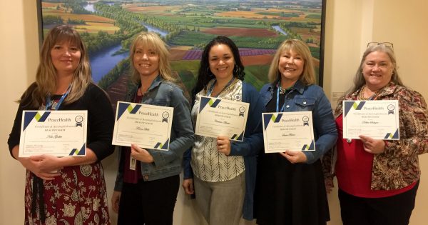 PeaceHealth Oregon honors caregivers receiving health coach ...