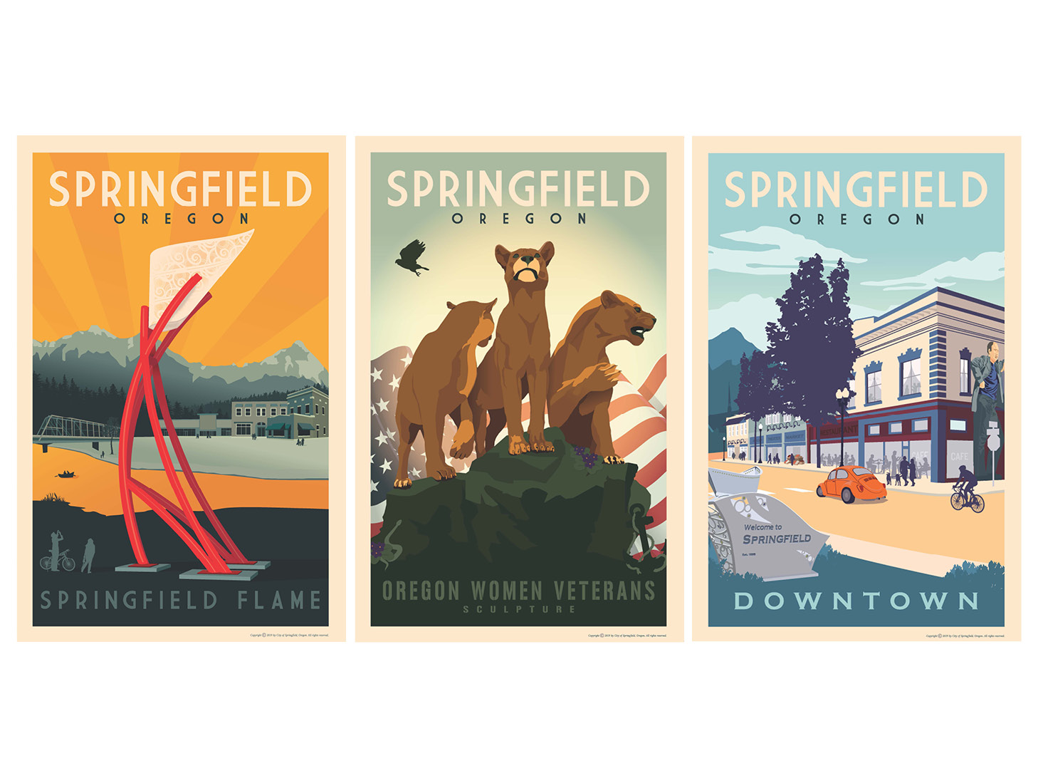 Springfield Oregon Retro Art Series Relaunches for Worlds - Springfield ...