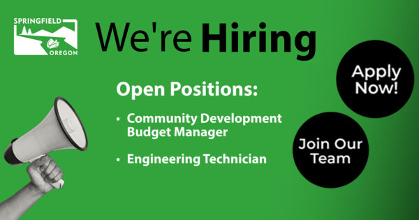 The City of Springfield Announces Two New Career Opportunities ...